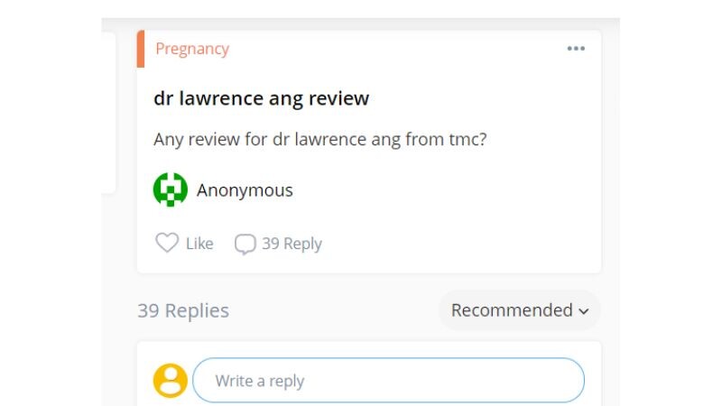 Review about dr lawrence 👨‍⚕️ Any review for dr lawrence ang